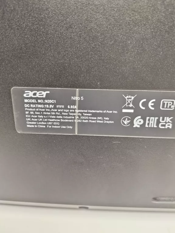 LAPTOP ACER N20C1 NITRO5 WIN11 I5 GEFORCE 8GB/512GB SSD | Laptopy ...