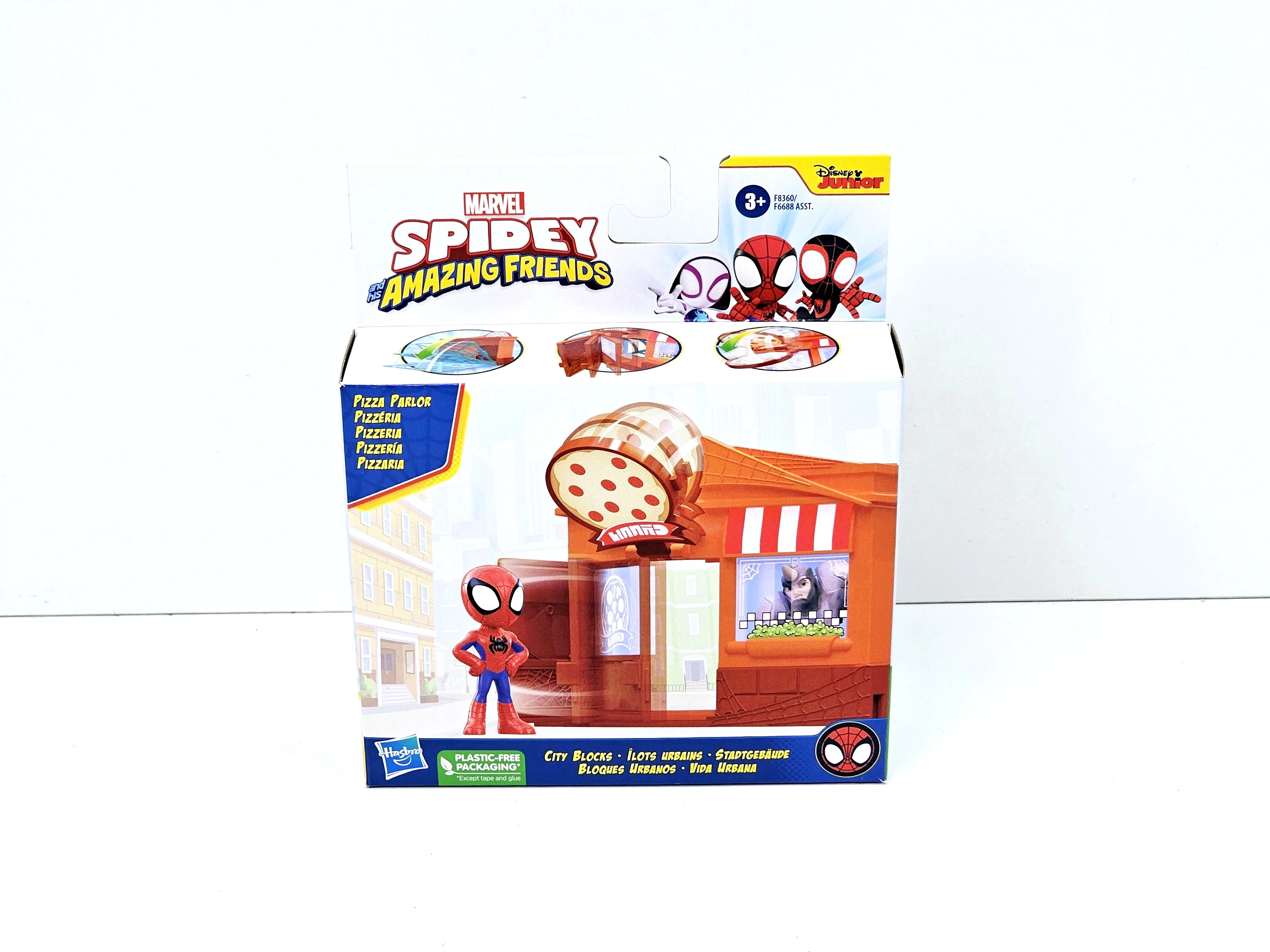 HASBRO SPIDER-MAN SPIDEY ZESTAW PIZZERIA + SPIDEY | Figurki | Loombard.pl