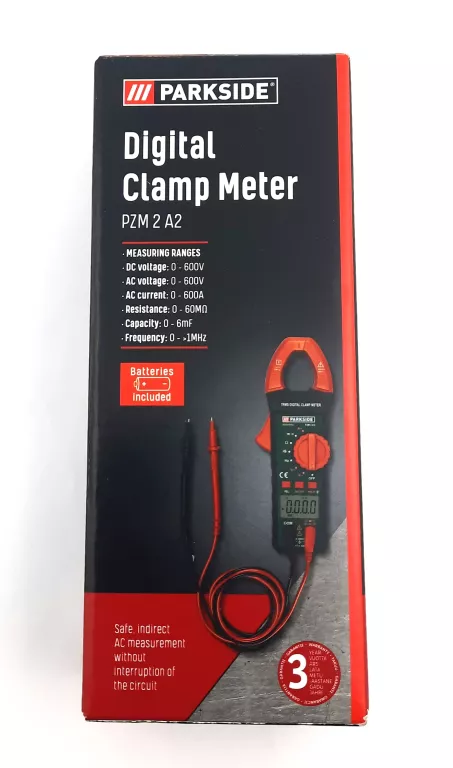 MULTIMETR CĘGOWY PARKSIDE PZM 2 A2 JAK NOWY! | Multimetry | Loombard.pl