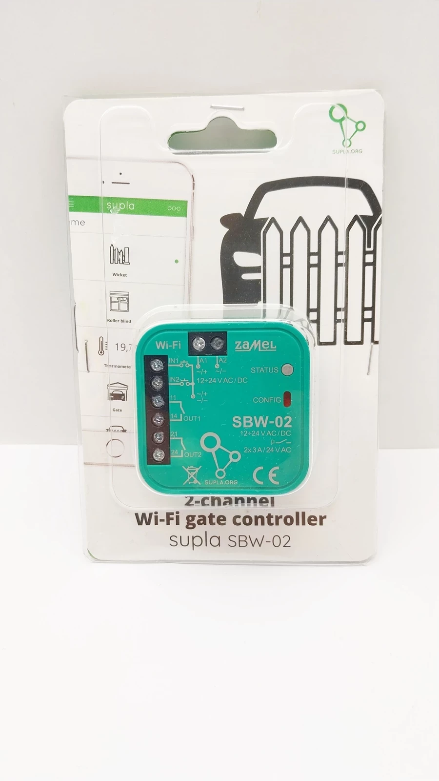 STEROWNIK 2 BRAM FURTKI WI-FI SBW-02 DWUKANAŁOWY | Elementy wykonawcze ...