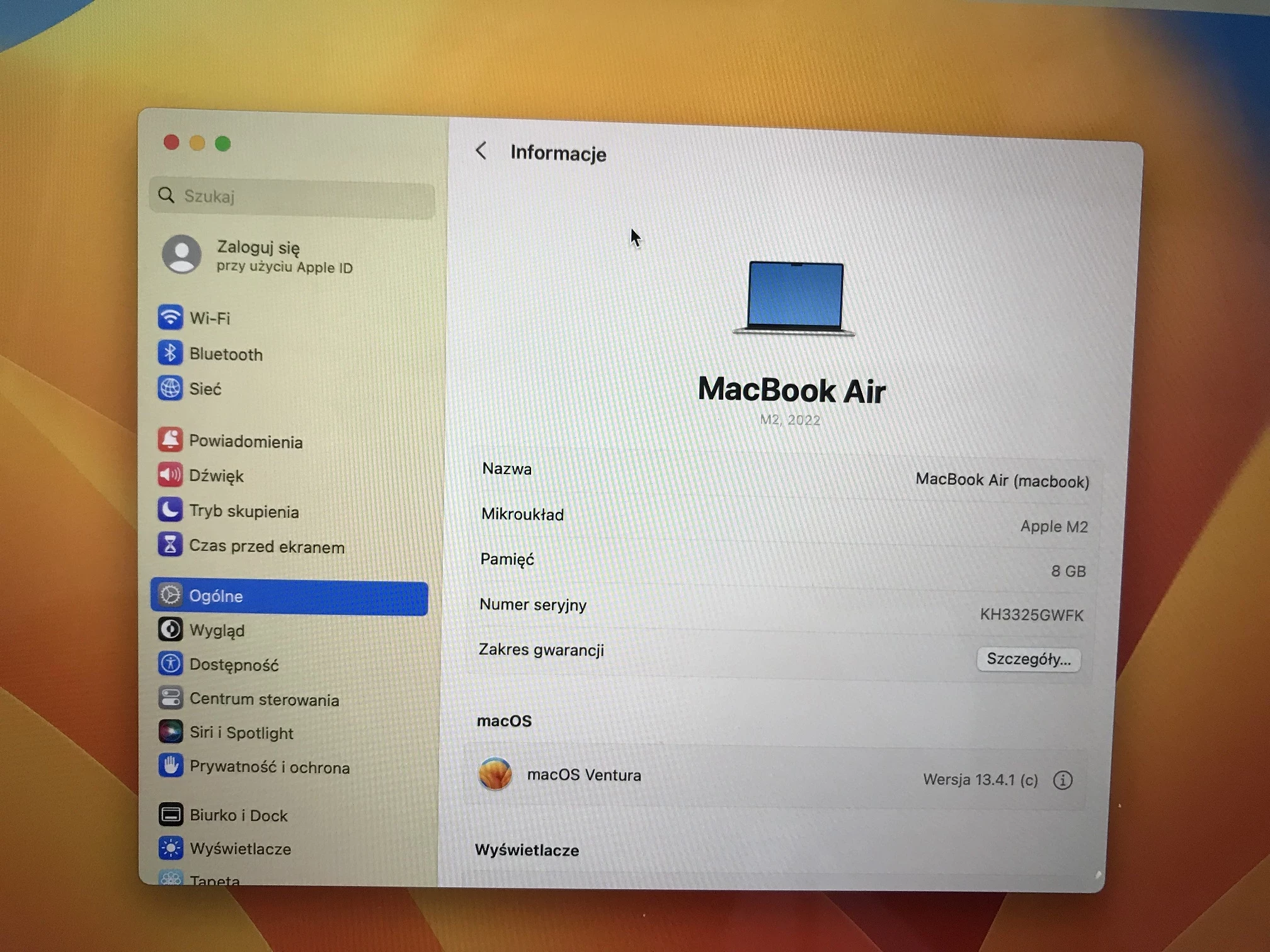 APPLE MACBOOK AIR M2 A2681 2022 | Laptopy | Loombard.pl