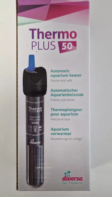 DIVERSA GRZAŁKA Z TERMOSTATEM THERMOPLUS 50W | Grzałki | Loombard.pl