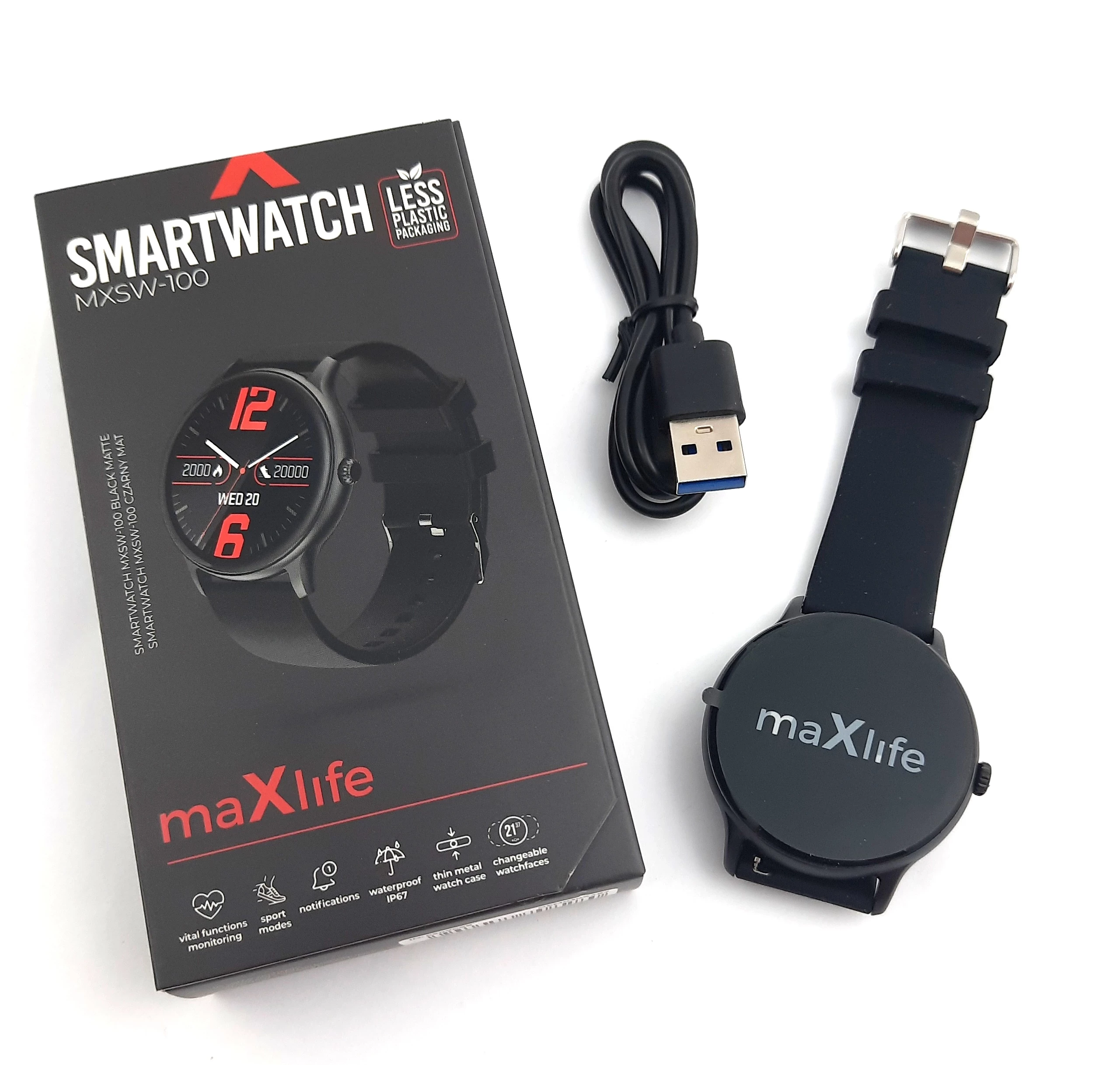 SMARTWATCH MAXLIFE MXSW-100 NOWY! | Smartwatche | Loombard.pl