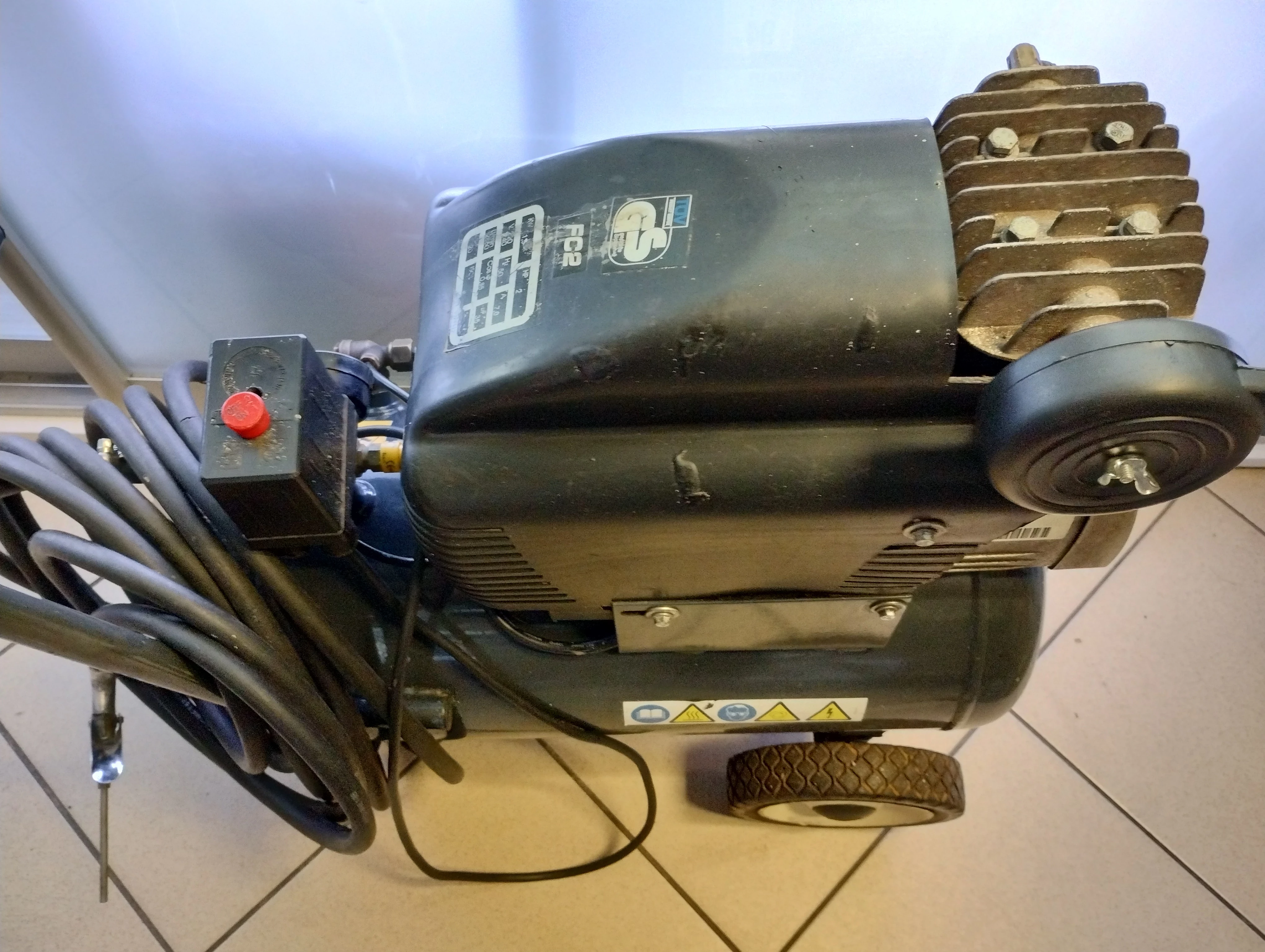 KOMPRESOR OLEJOWY NUAIR FC20-24 24L SPRĘŻARKA NUAI MODYFIKOWANE ...