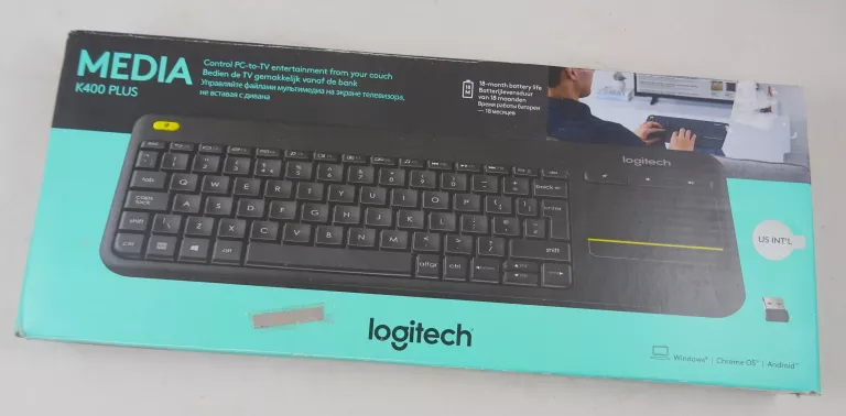 KLAWIATURA BEZPRZEWODOWA LOGITECH MEDIA K400 PLUS | Bezprzewodowe ...