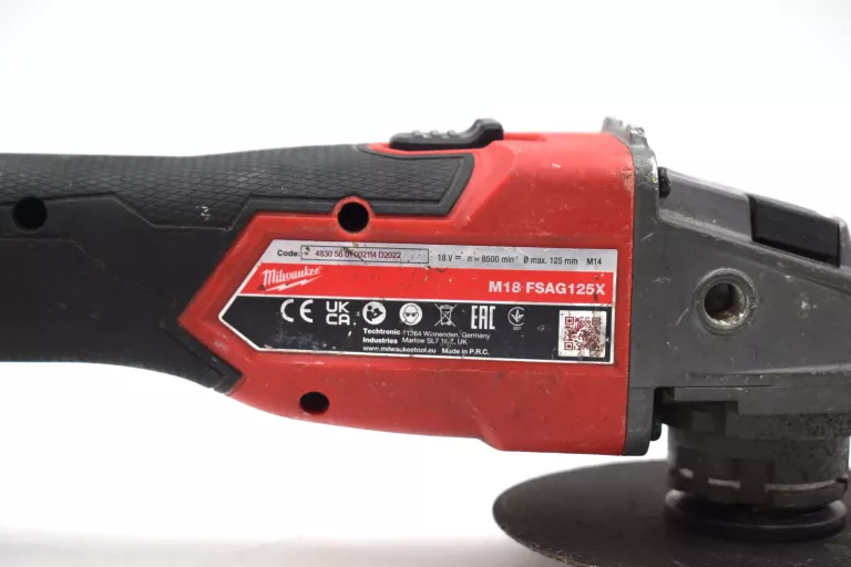 SZLIFIERKA KĄTOWA MILWAUKEE M18 FSAG 125X + AKU 4.0 AH | Szlifierki ...