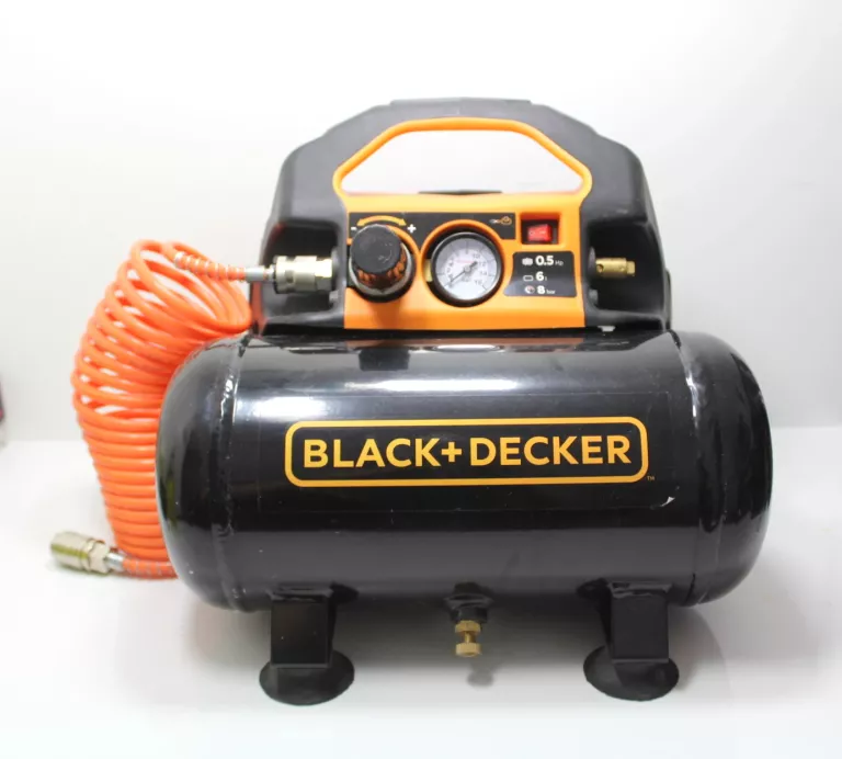KOMPRESOR BEZOLEJOWY 6L 8BAR BLACK DECKER BD 55/6 | Kompresory | Loombard.pl