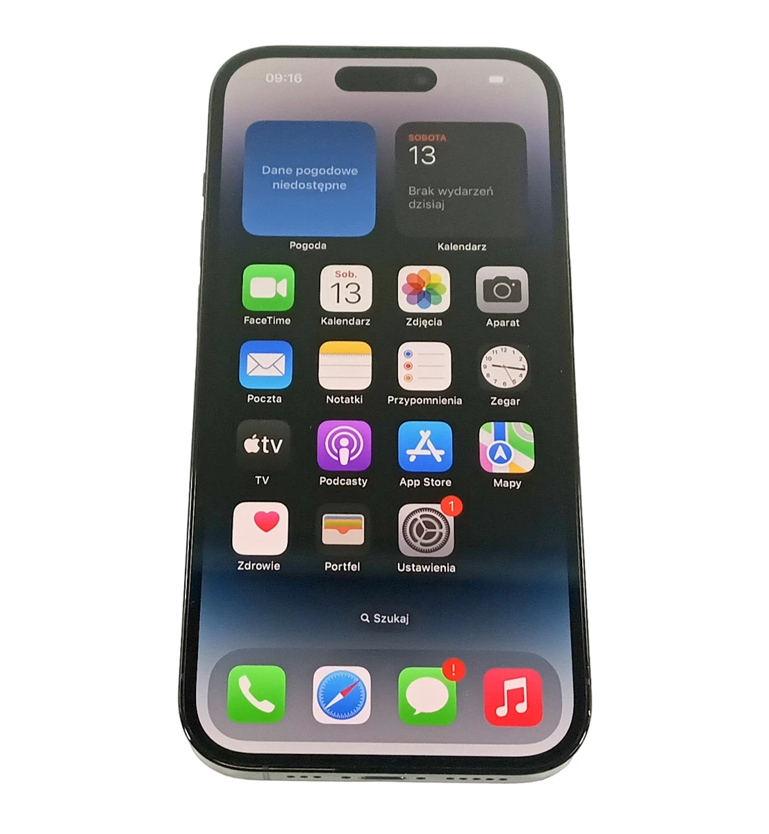 APPLE IPHONE 14 PRO 6 GB / 128 GB CZARNY !!! IGŁA !!!! BEZ RYS I BLOKAD!!! | Loombard.pl