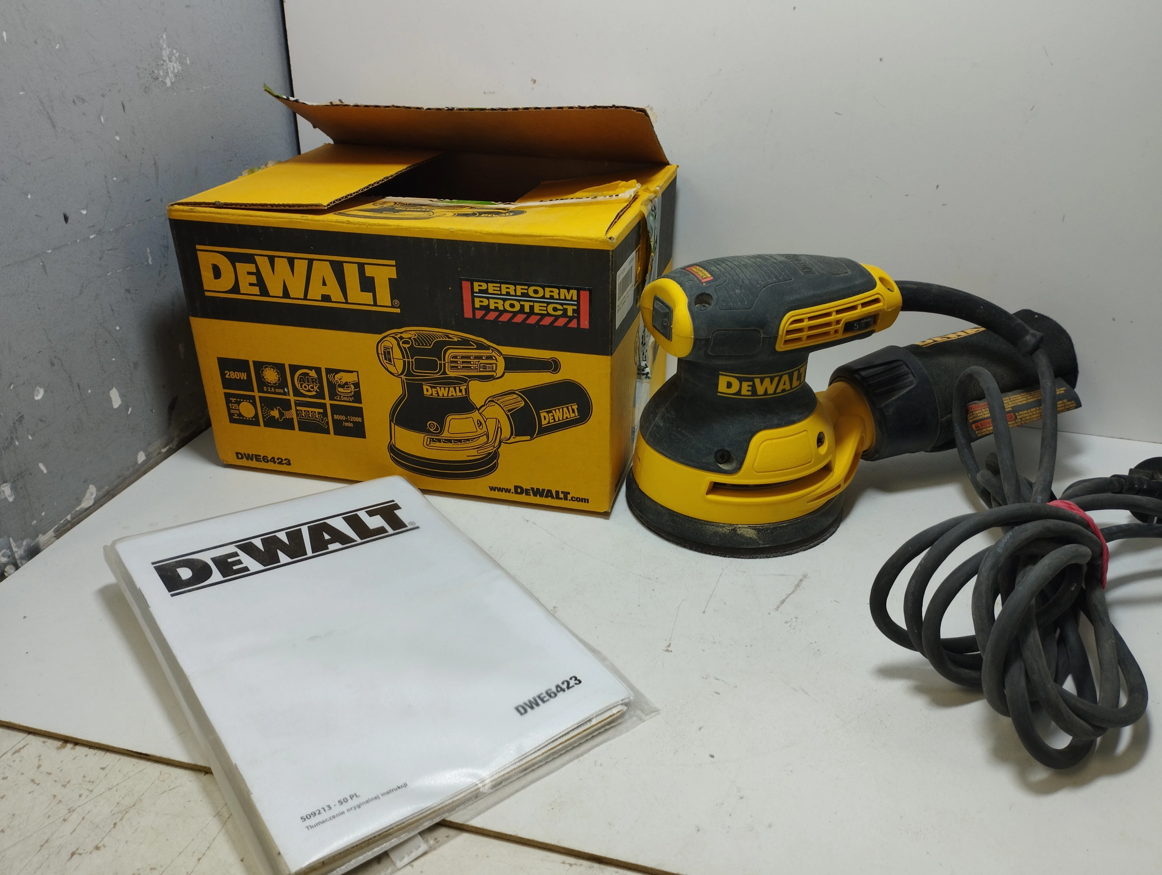 SZLIFIERKA OSCYLACYJNA DEWALT DWE6423 | Szlifierki wielofunkcyjne ...