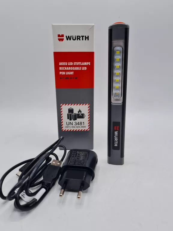 LATARKA LED AKUMULATOROWA 6+1 WURTH | Latarki ręczne | Loombard.pl