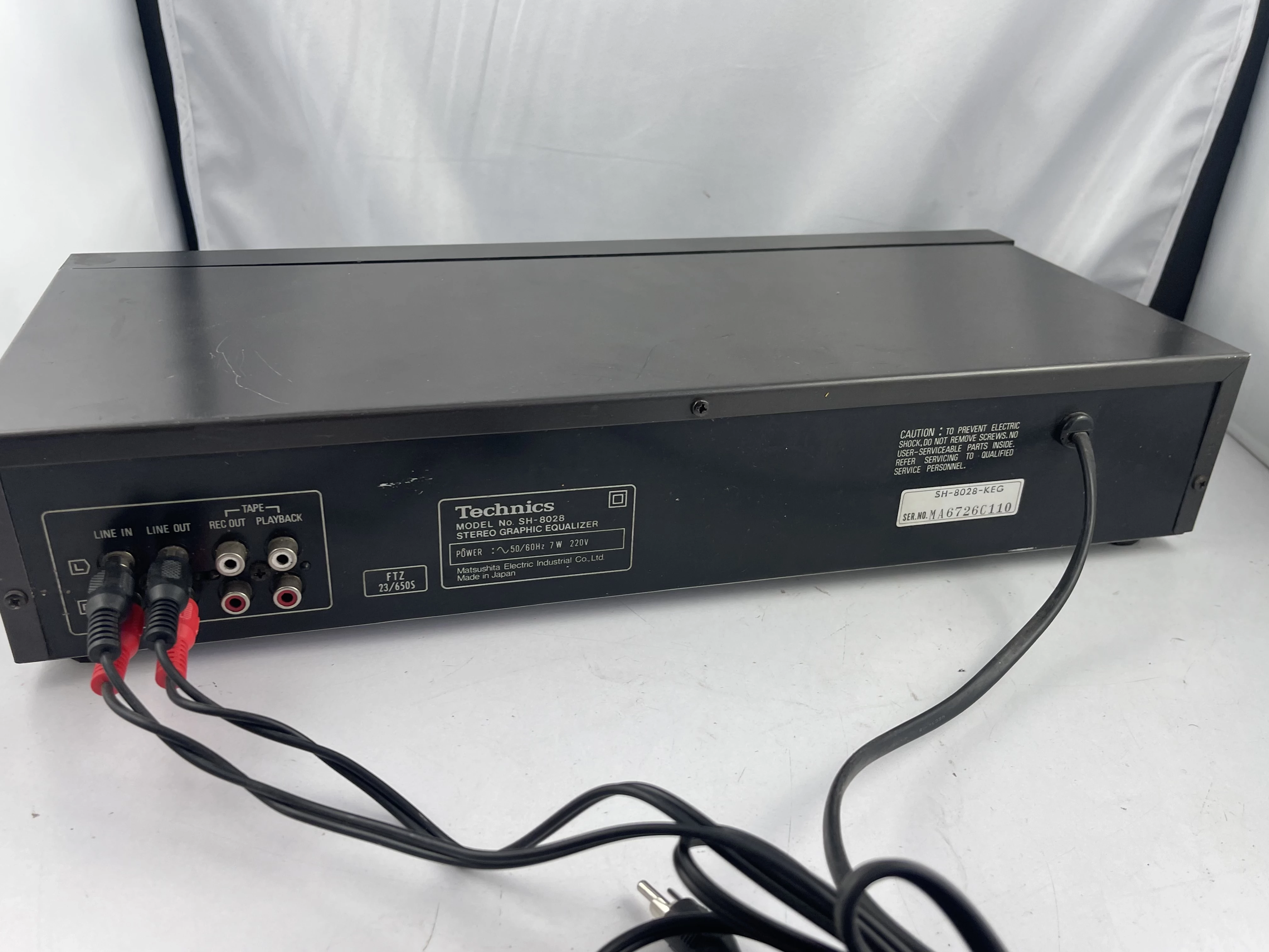 TECHNICS SH-8028 KOREKTOR GRAFICZNY | Korektory graficzne | Loombard.pl