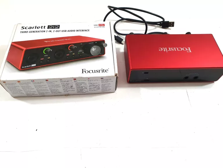 FOCUSRITE 2I2 3RD GEN +PUD | Urządzenia rejestrujące | Loombard.pl