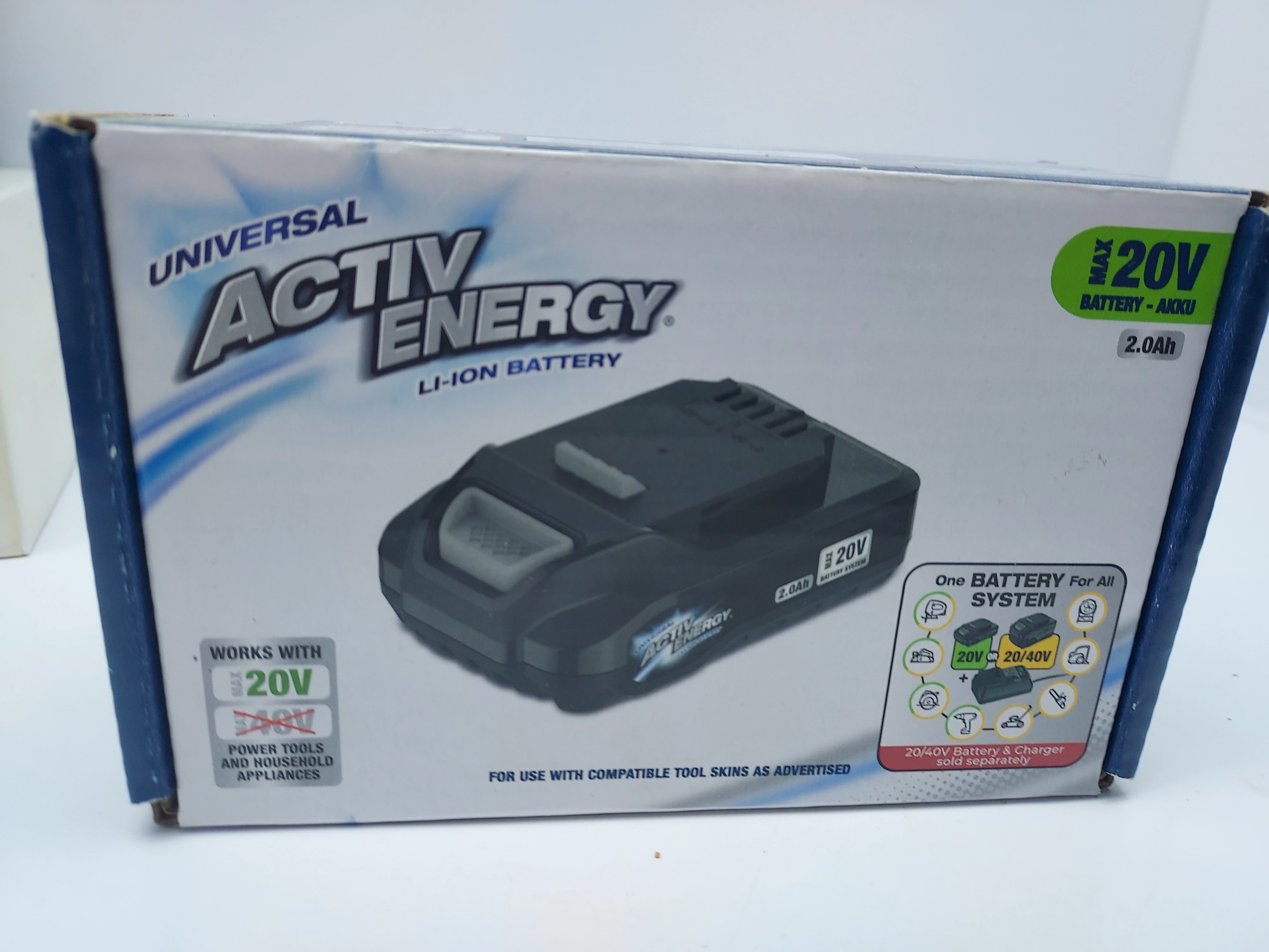 AKUMULATOR ACTIV ENERGY 20 V 2 AH | Akumulatory do elektronarzędzi ...