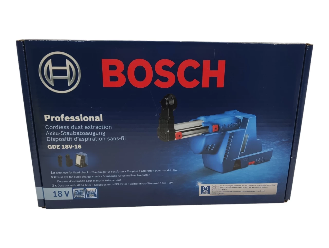 SYSTEM ODSYSANIA PYŁU BOSCH GDE 18V-16 1600A0051M | Młotowiertarki ...