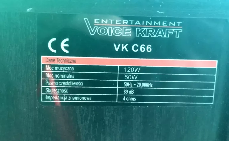 WZMACNIACZ VK 338 USB VOICE KRAFT + 2 KOLUMNY | Wzmacniacze | Loombard.pl