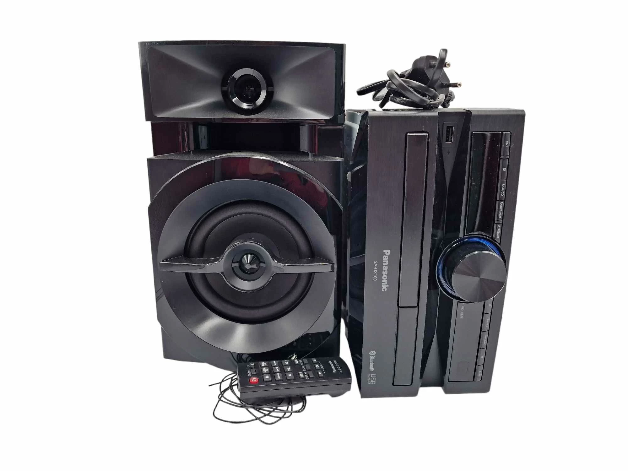 PANASONIC UX100 WIEŻA AUDIO USB BASS BT CD RADIO | Wieże stereo ...
