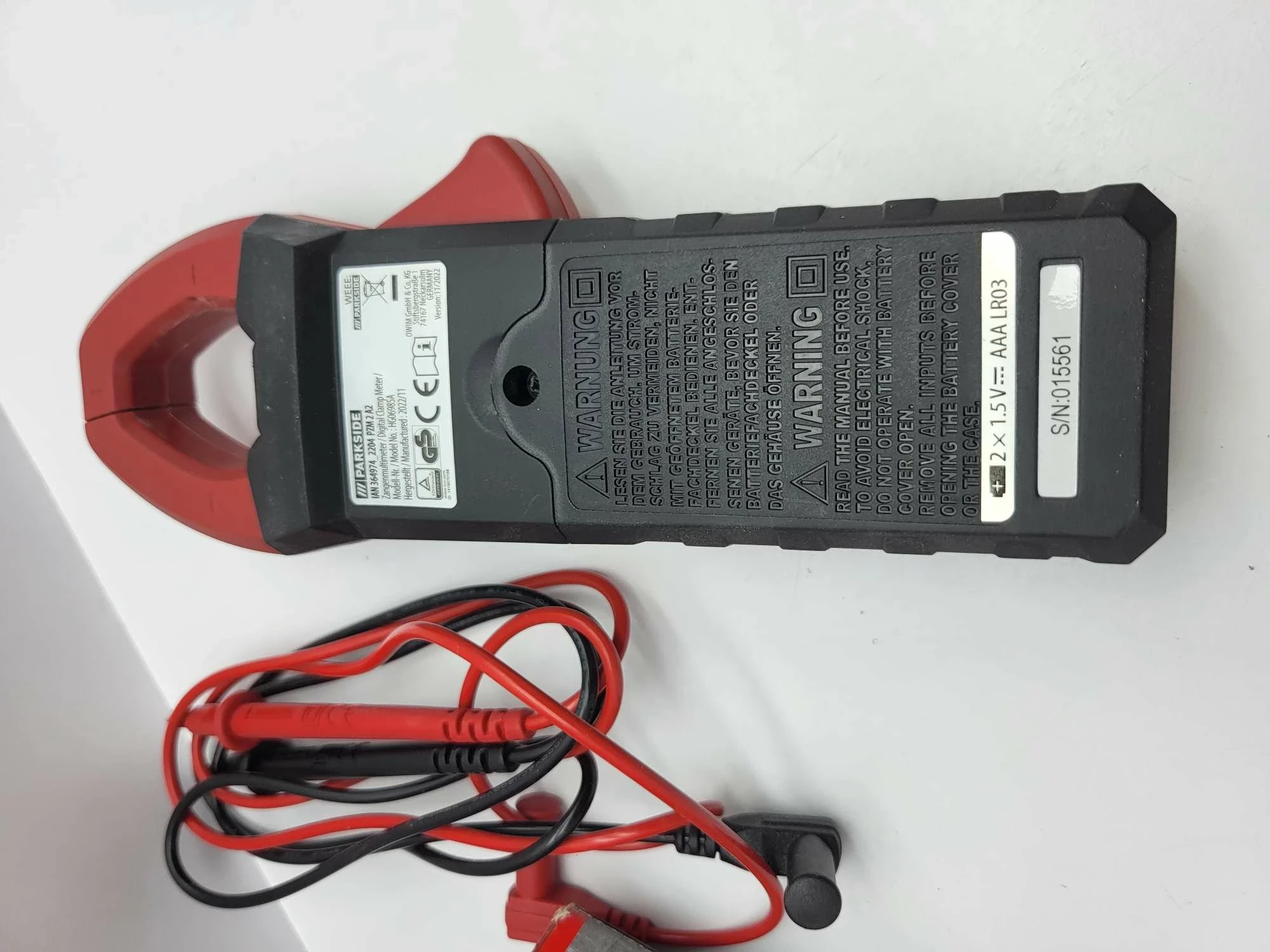 MULTIMETR CĘGOWY PARKSIDE PZM 2 A2 PUD | Elektronika | Loombard.pl