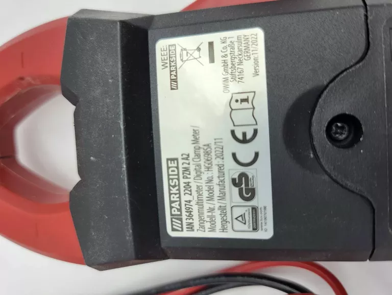 MULTIMETR CĘGOWY PARKSIDE PZM 2 A2 PUD | Elektronika | Loombard.pl