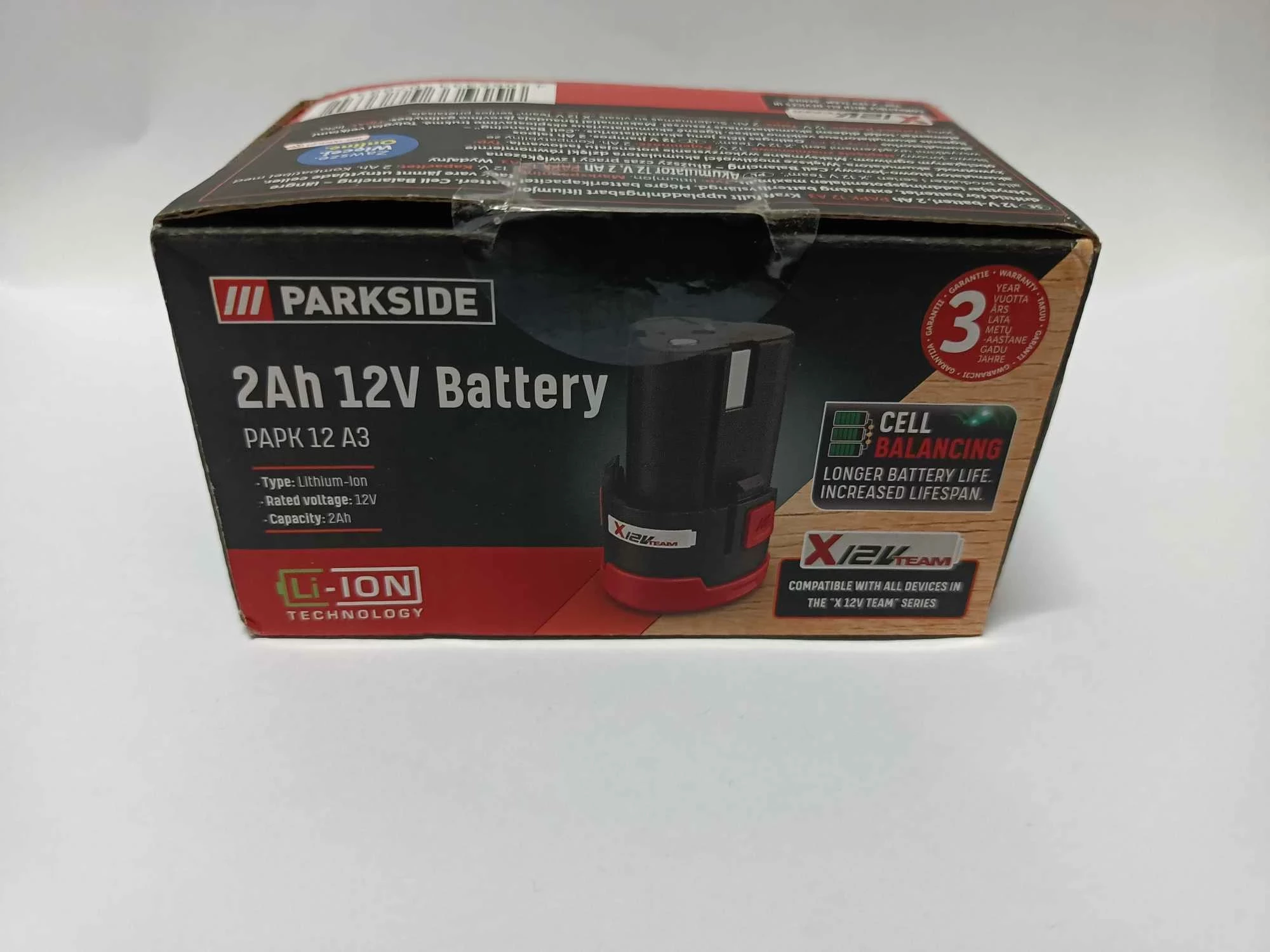 AKUMULATOR PARKSIDE PAPK 12 A3 | Akumulatory do elektronarzędzi | Loombard.pl