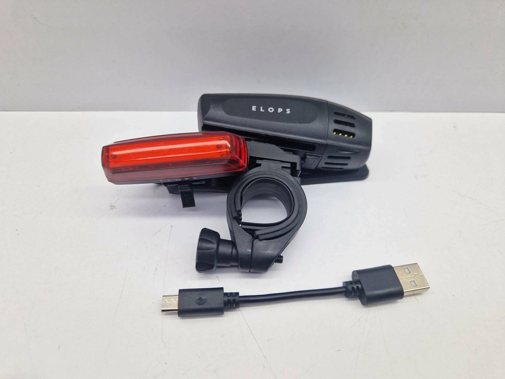 ZESTAW LAMPEK ROWEROWYCH ELOPS ST 920 PRZEDNIA I TYLNA USB ...