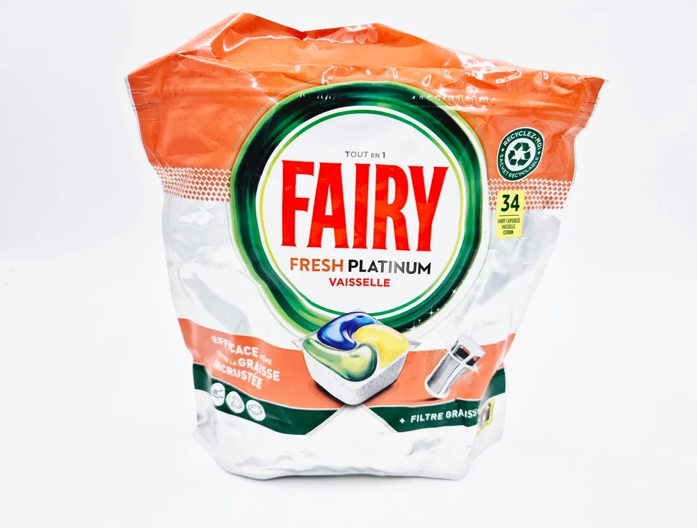 CZADOWE KAPSUŁKI DO ZMYWARKI FAIRY FRESH PLATINUM VAISSELLE 34 SZTUKI ...