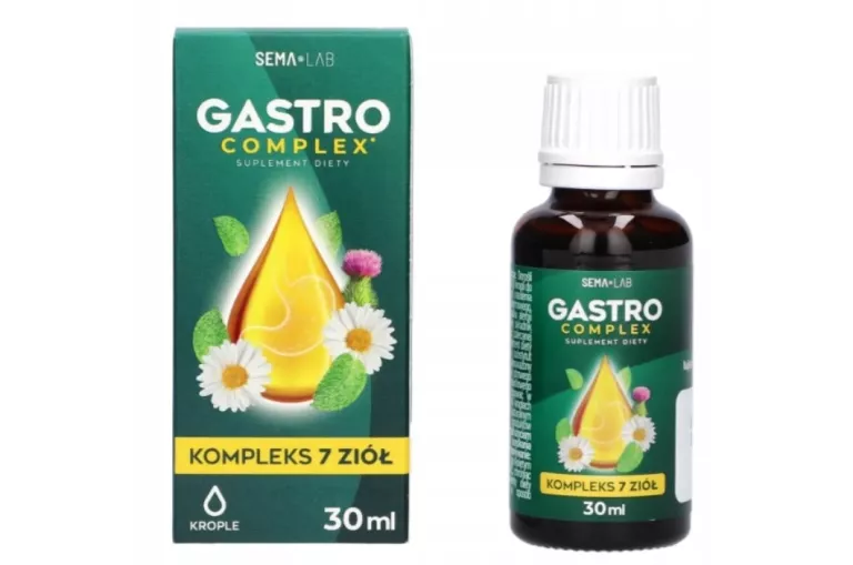 SEMA LAB GASTRO COMPLEX KROPLE NA NIESTRAWNOŚĆ I PROBLEMY Z ŻOŁĄDKIEM ...