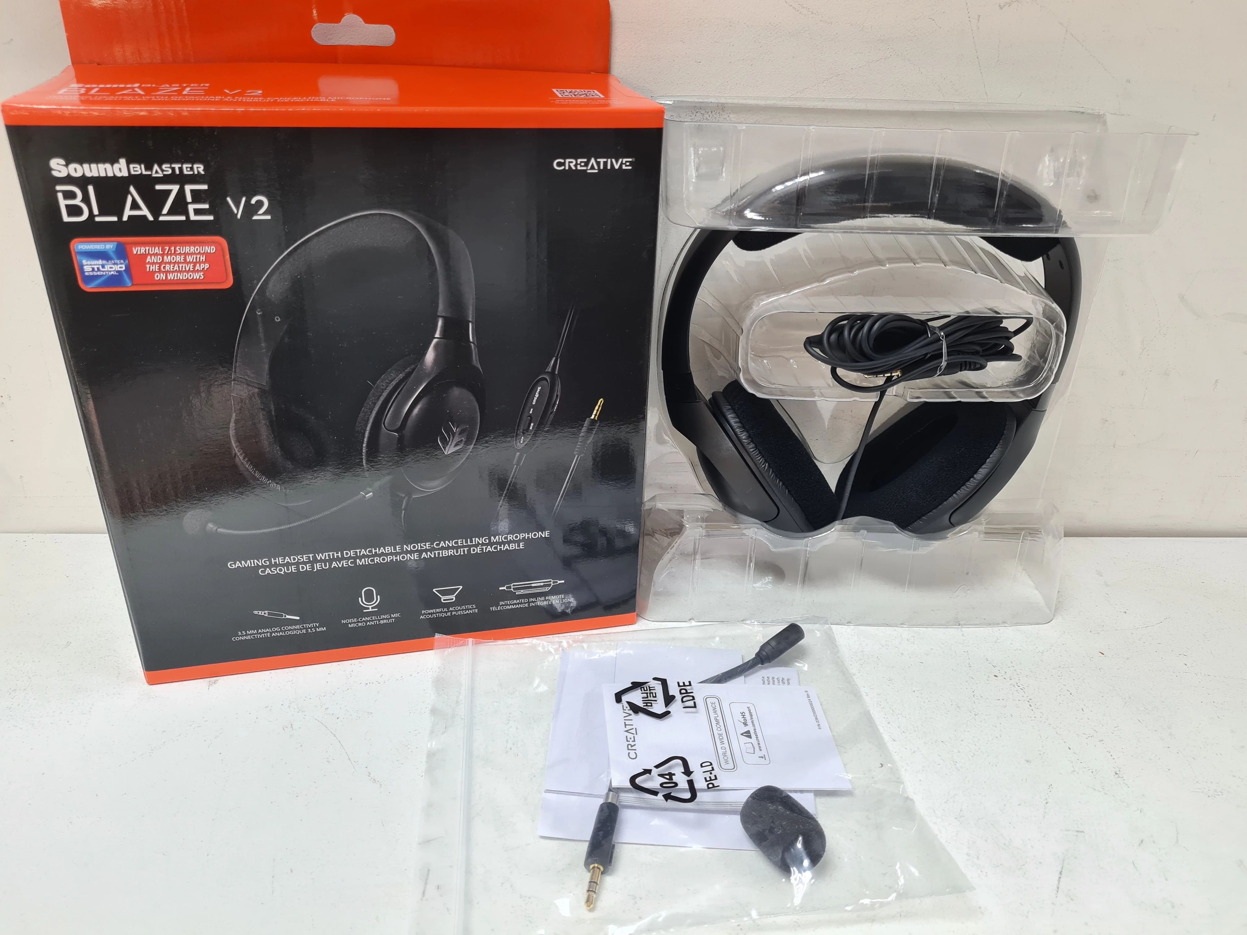 SŁUCHAWKI CREATIVE SOUND BLASTER BLAZE V2 KOMPLET | Słuchawki ...