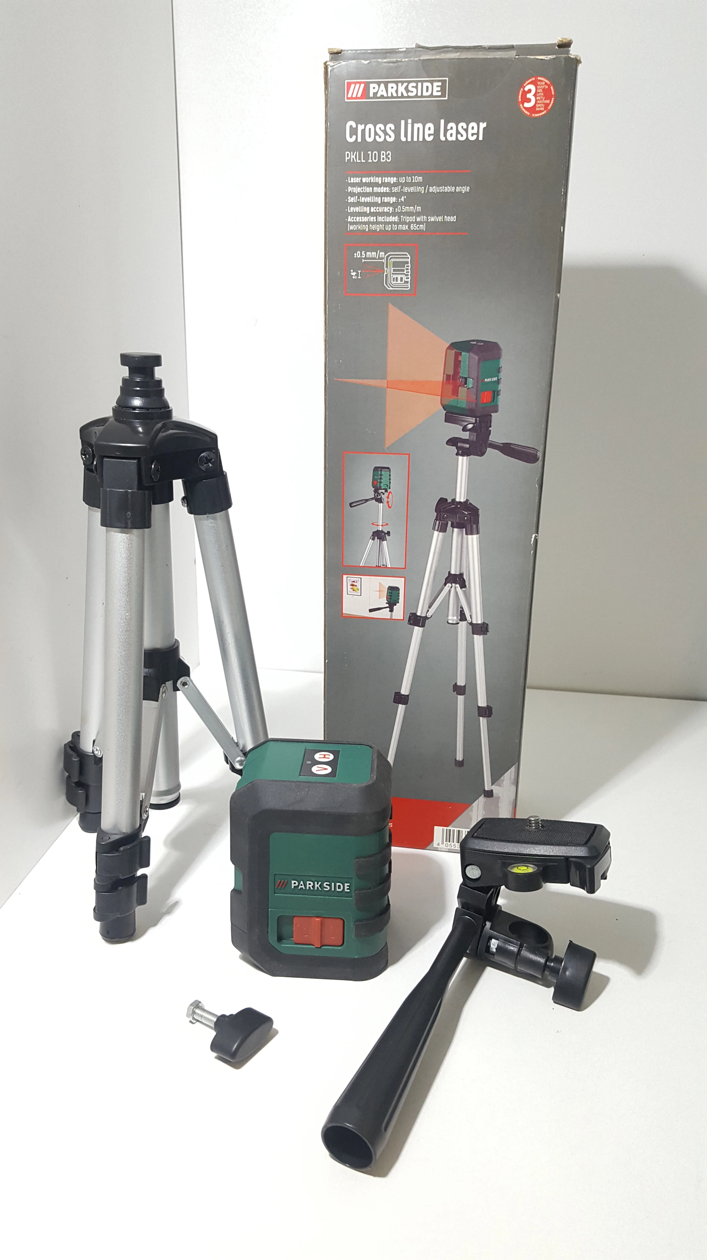 PARKSIDE LASER KRZYŻOWY PKLL 10 B3 | Lasery krzyżowe | Loombard.pl