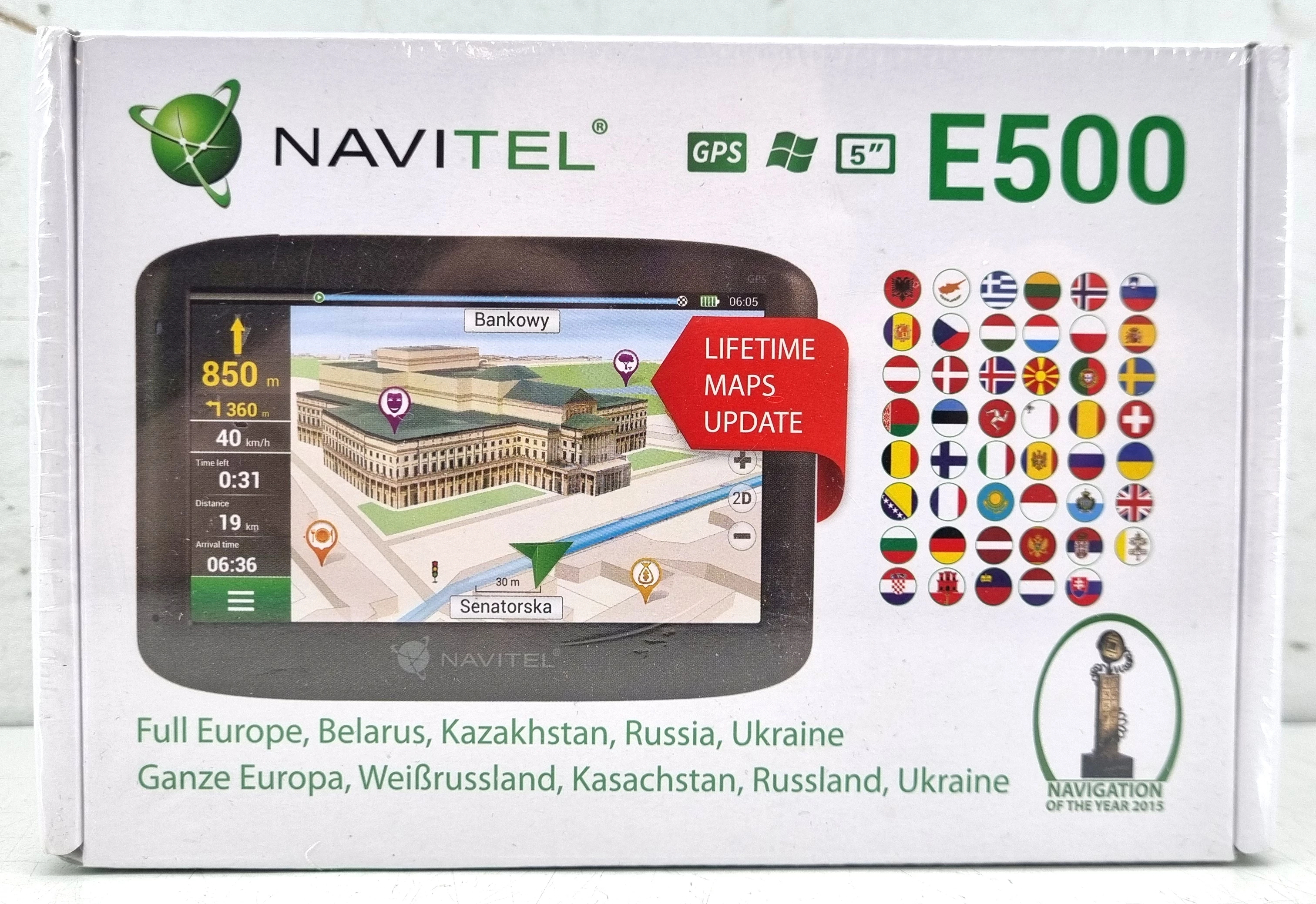 NAVITEL E500 + PUDEŁKO | Urządzenia | Loombard.pl