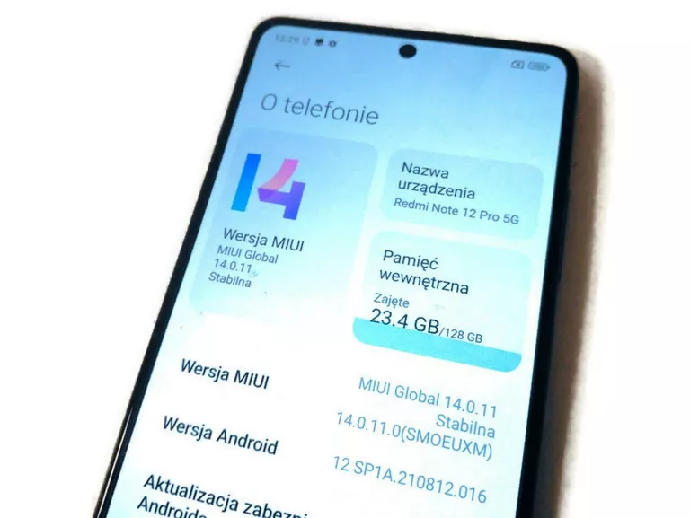 SMARTFON XIAOMI REDMI NOTE 12 PRO 5G 128/6 GB | Smartfony i telefony ...
