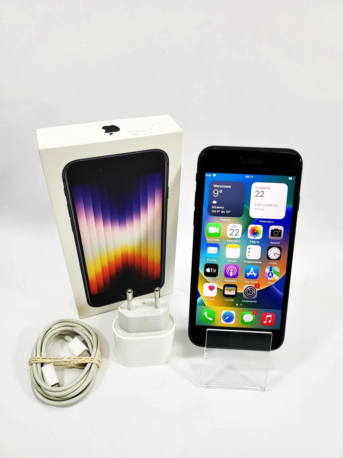 APPLE IPHONE SE 2022 (3GEN) 64GB BAT.100% GWARA 7MIES. | Smartfony i ...