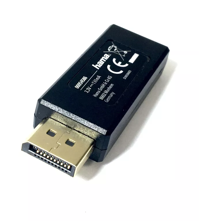 HAMA PRZEJŚCIÓWKA ADAPTER DISPLAYPORT-HDMI UHD 4K | Przejściówki ...