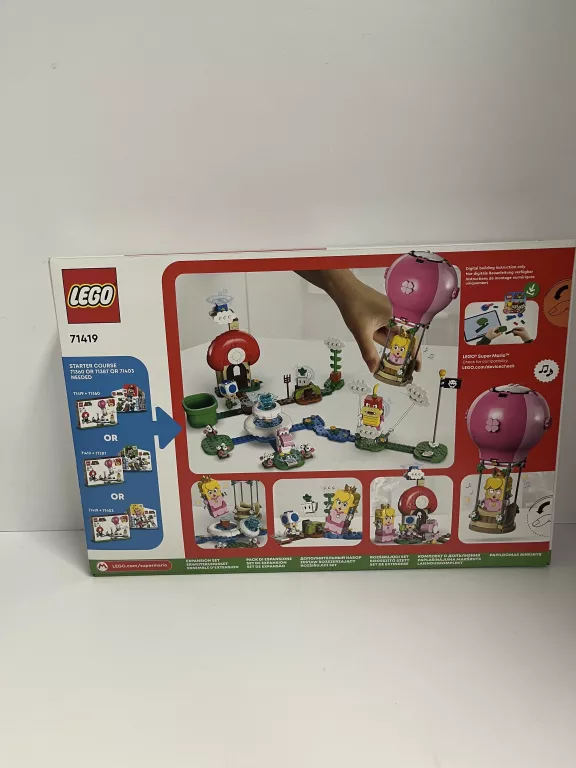 LEGO SUPER MARIO 71419 PEACH LOT BALONEM I OGRÓDEK | Super Mario ...