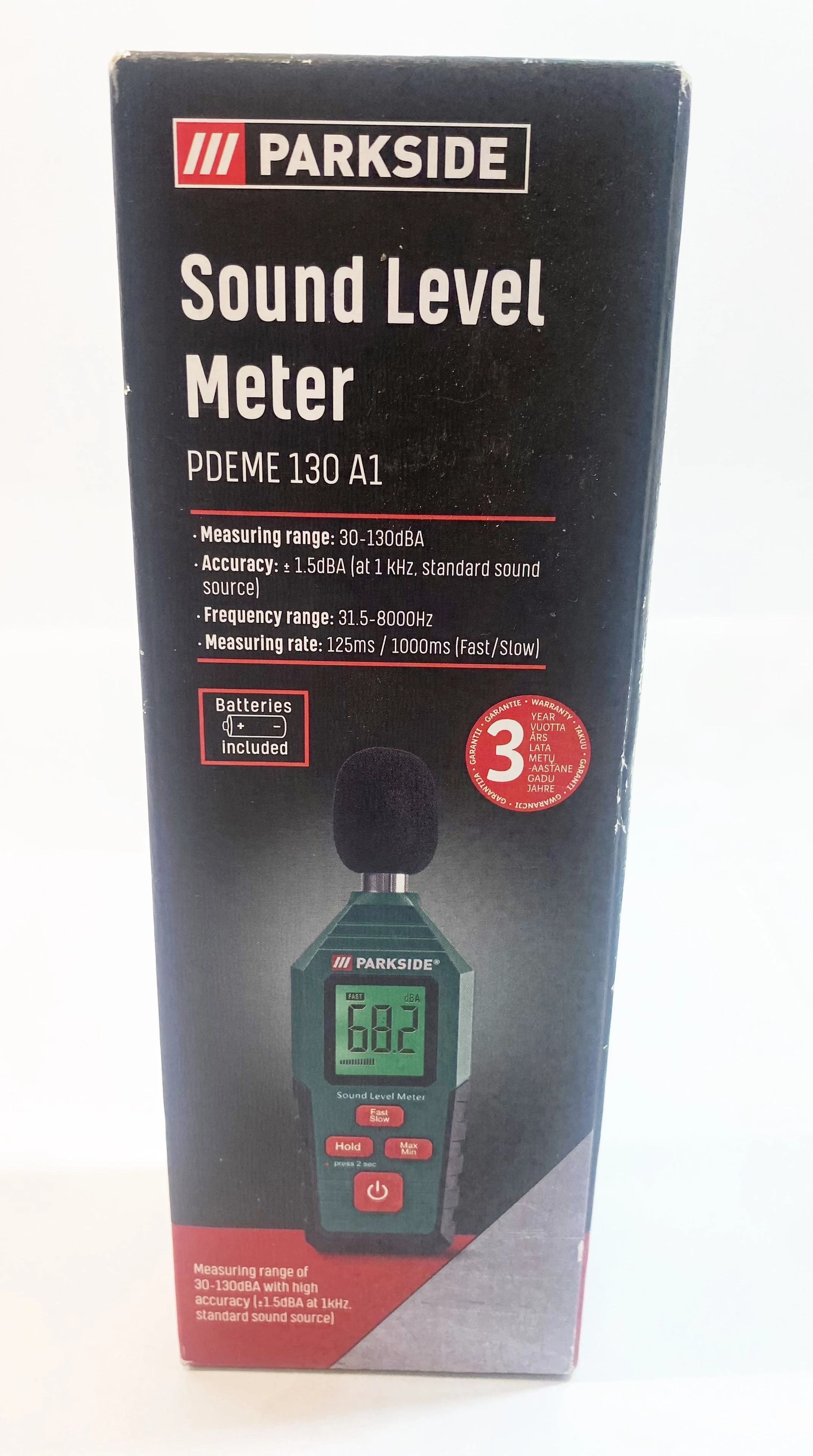 URZĄDZENIE DO POMIARU CIŚNIENIA AKUSTYCZNEGO PARKSIDE | Elektronika ...