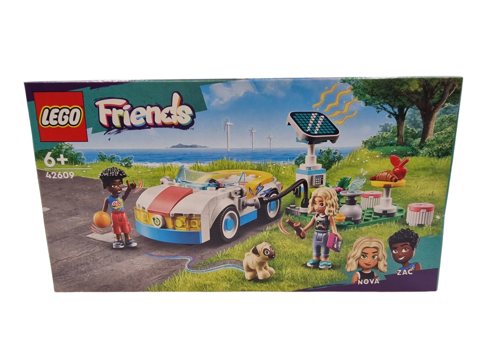 SAMOCHÓD ELEKTRYCZNY I STACJA ŁADUJĄCA LEGO 42609 | Friends | Loombard.pl