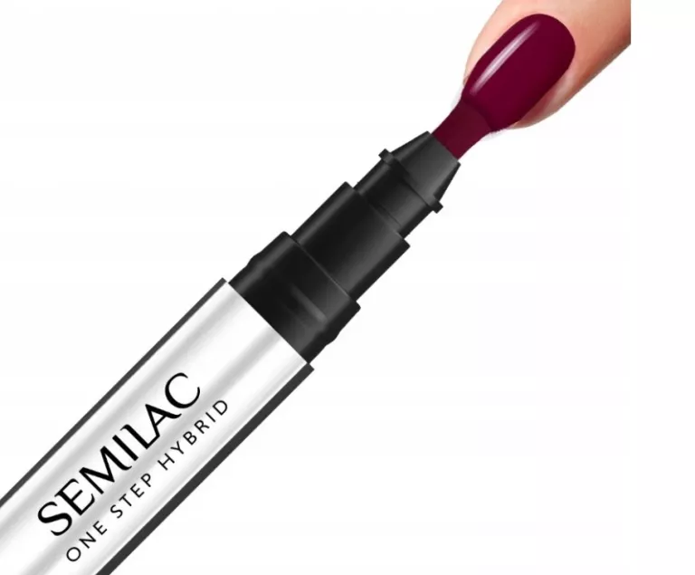SEMILAC S580 CRIMSON ONE STEP HYBRID MARKER 3ML | Lakiery hybrydowe ...