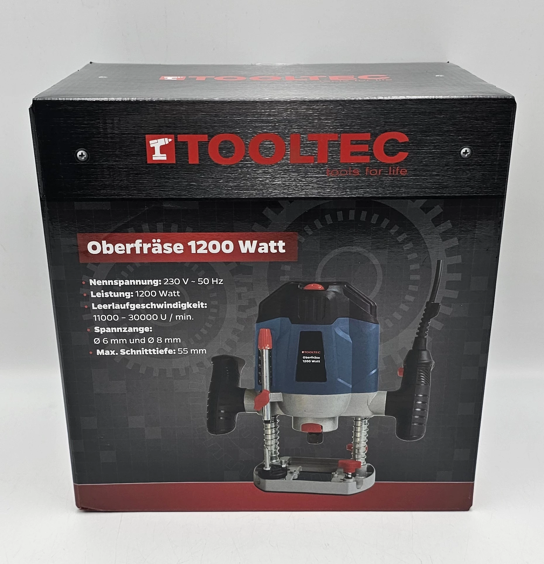 FREZARKA GÓRNOWRZECIONOWA TOOLTEC 1200W KOMPLET | Frezarki | Loombard.pl