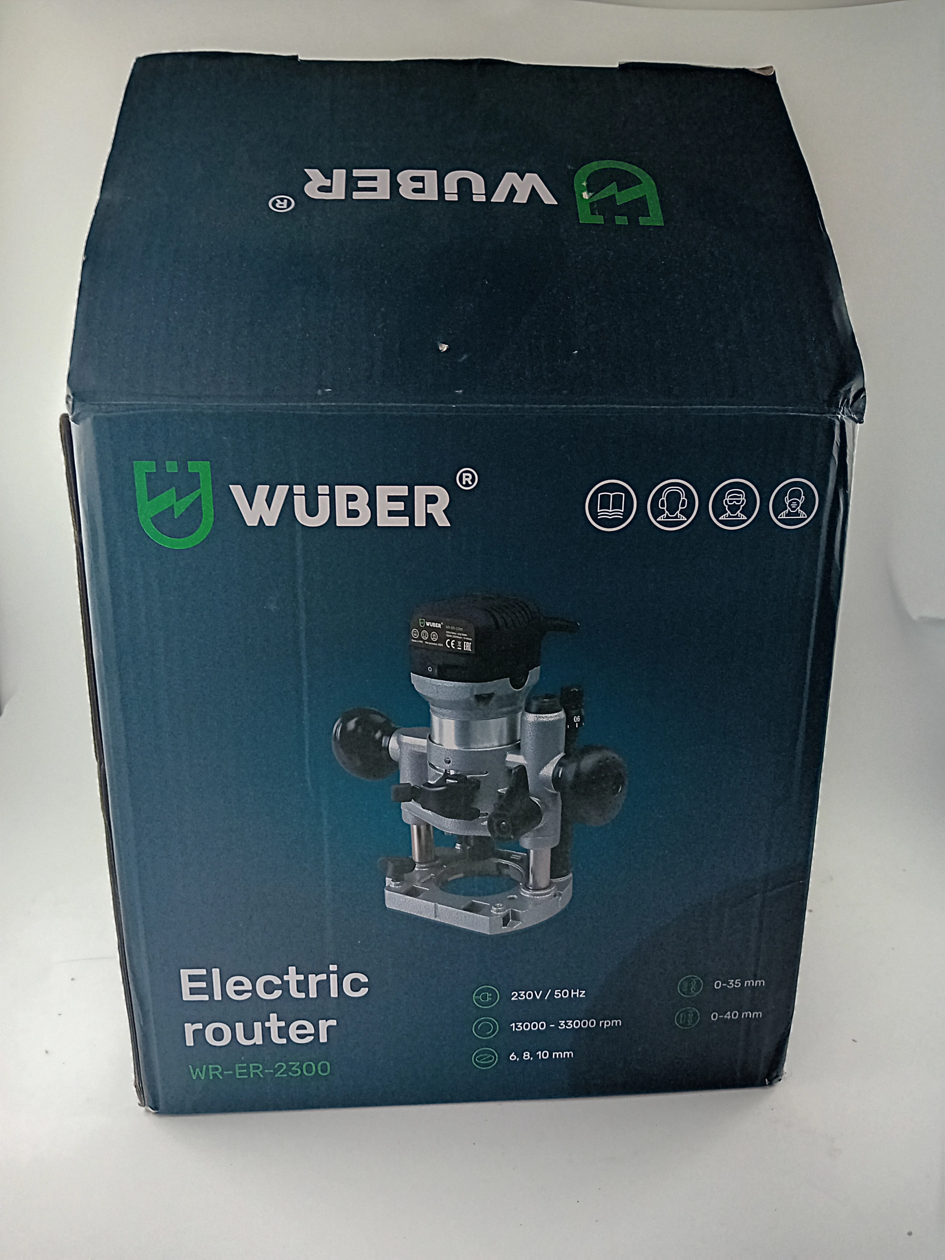 FREZARKA GÓRNOWRZECIONOWA WUBER 2300 W CAŁY KOMPLET + FREZY | Loombard.pl