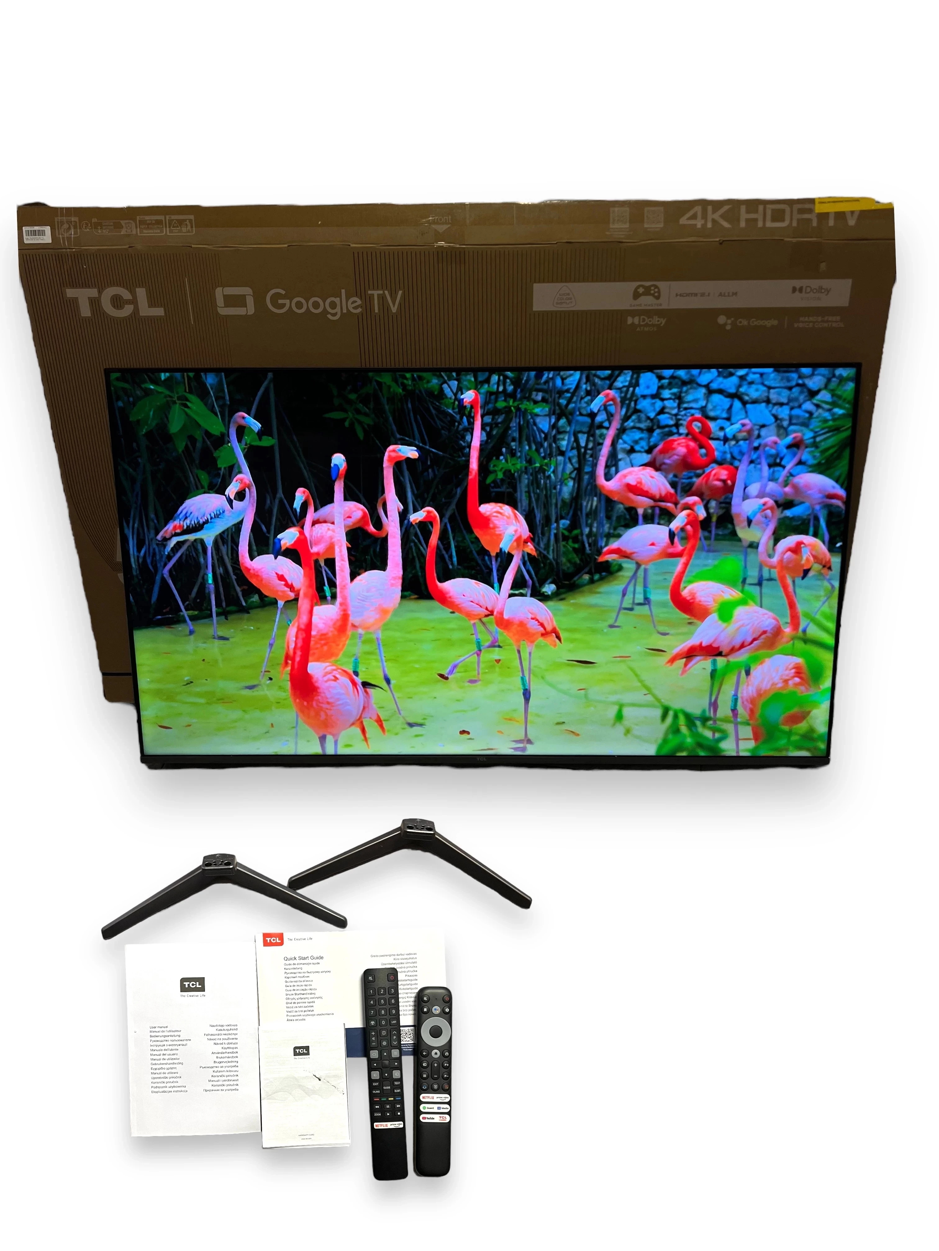 TELEWIZOR LED TCL 55P735 55" SMART TV 4K UHD GOOGLE TV DOLBY ATMOS ...