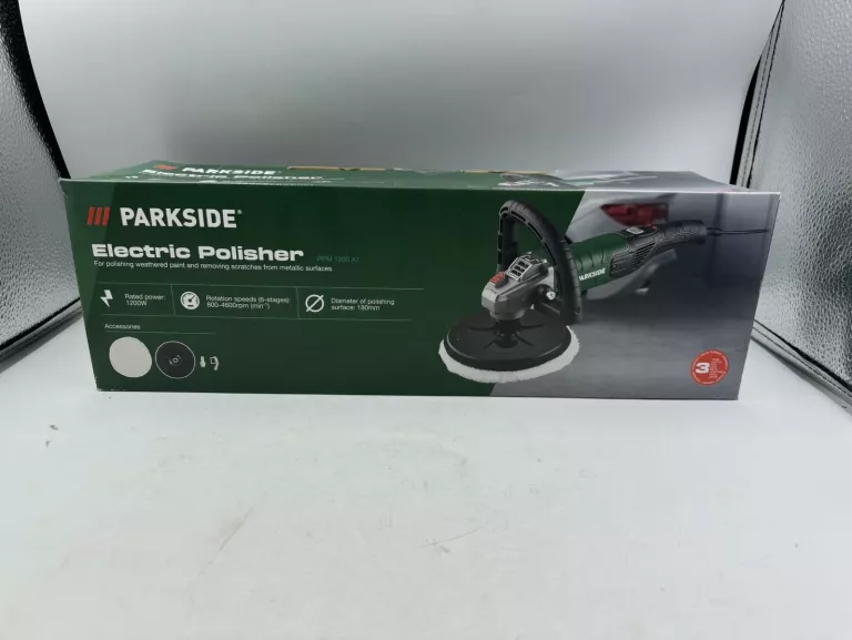 POLERKA ELEKTRYCZNA PARKSIDE 1200W PPM 1200 A1 PARKSIDE | Polerki ...