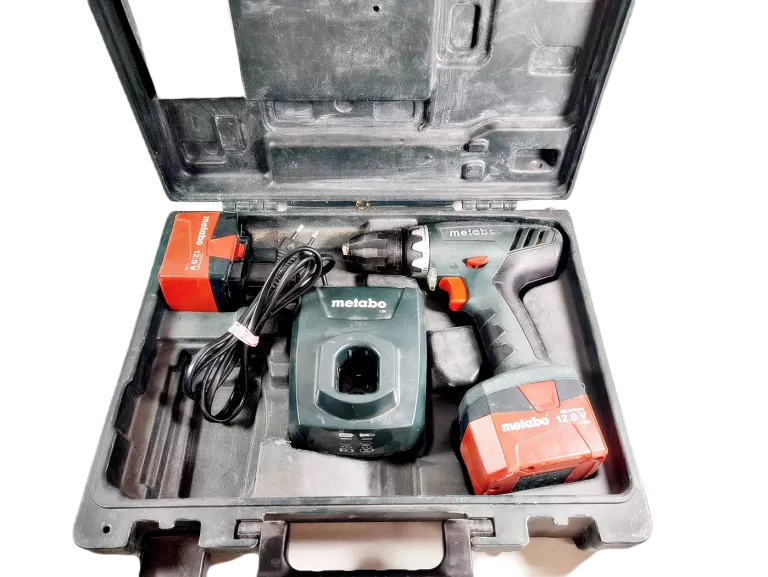 WIERTARKO-WKRĘTARKA METABO BS 12 2 X 1.7 AH NICD Z WALIZKĄ 2X ...