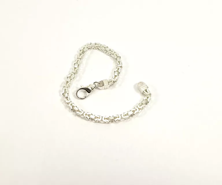 NOWA SREBRNA (925) BRANSOLETKA 21,50G DŁ:22CM | Bransoletki | Loombard.pl