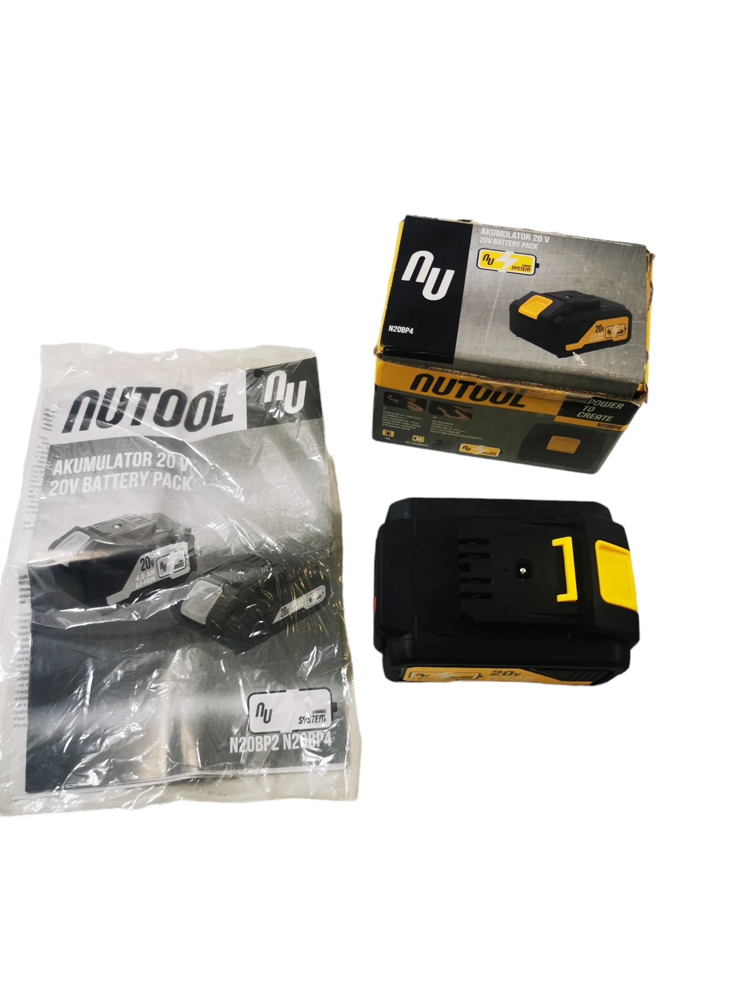 BATERIA NUTOOL N20BP4 AKUMULATOR LI-ON 4,0AH 20V | Akumulatory do ...