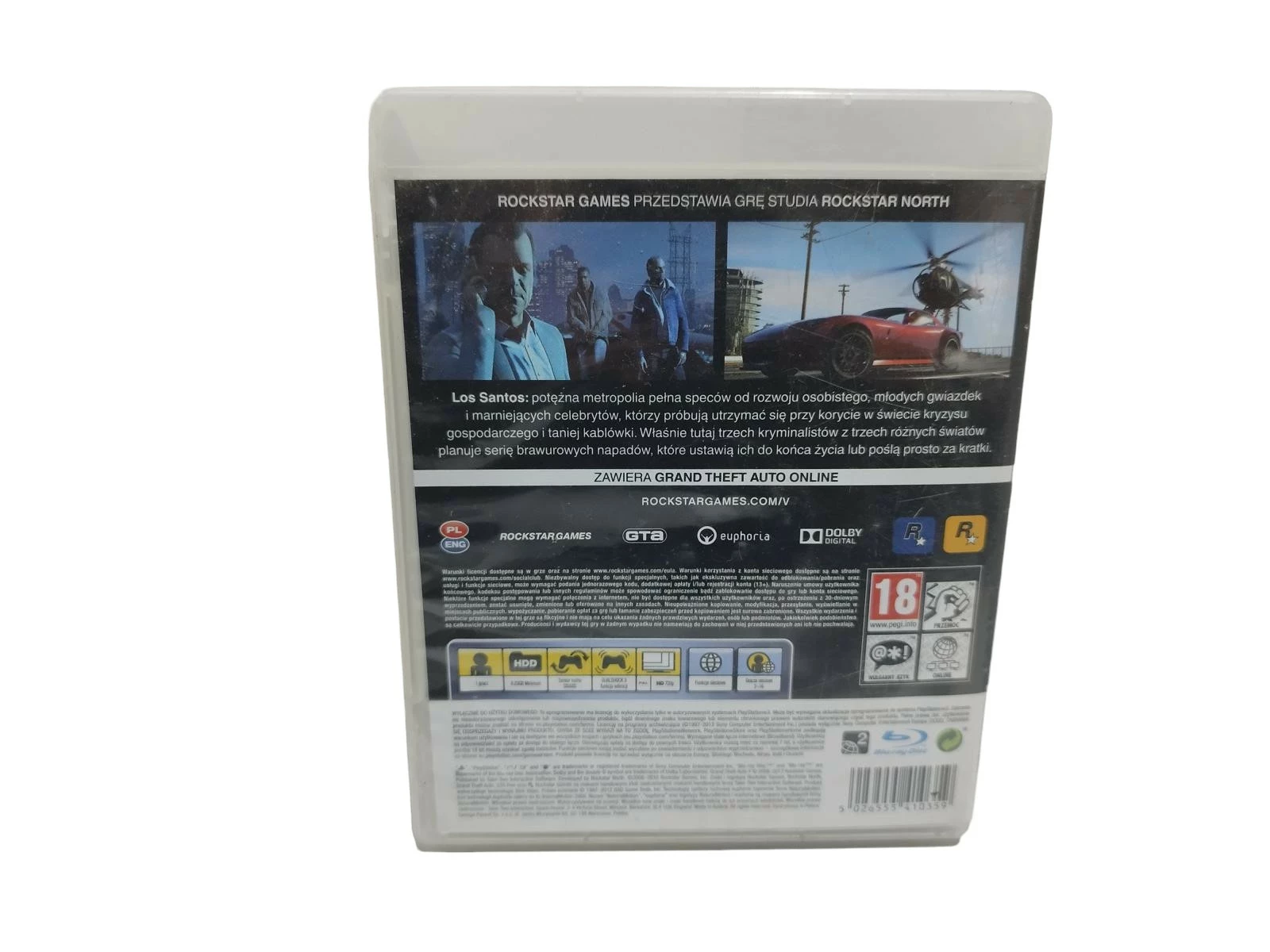 GRA PS3 GRAND THEFT AUTO FIVE GTAV | Gry na konsole | Loombard.pl
