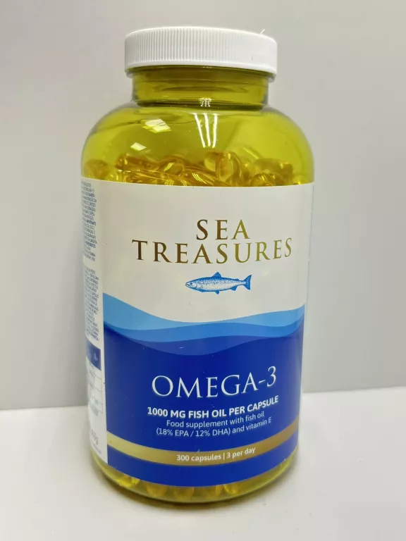 TRAN OMEGA-3 SEA TREASURES 300 KAPSUŁEK | Odporność | Loombard.pl