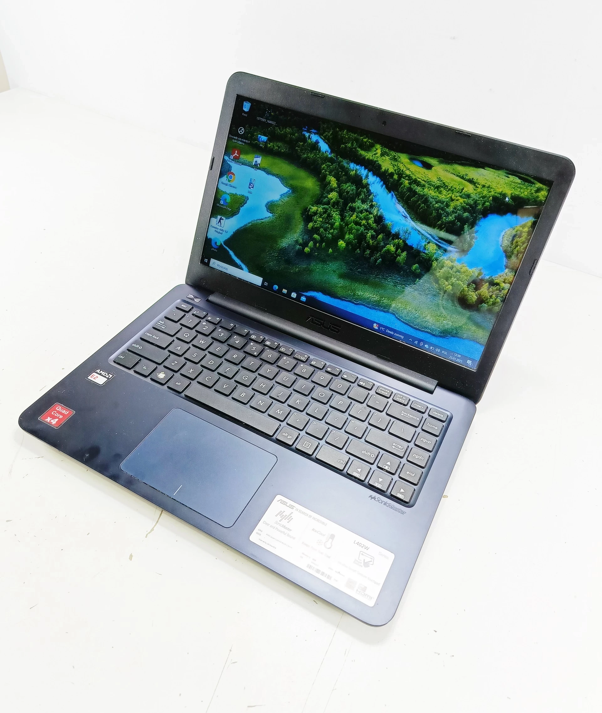 LAPTOP ASUS L402W / SONIC MASTER RAM 4GB / ZASILACZ | Laptopy | Loombard.pl