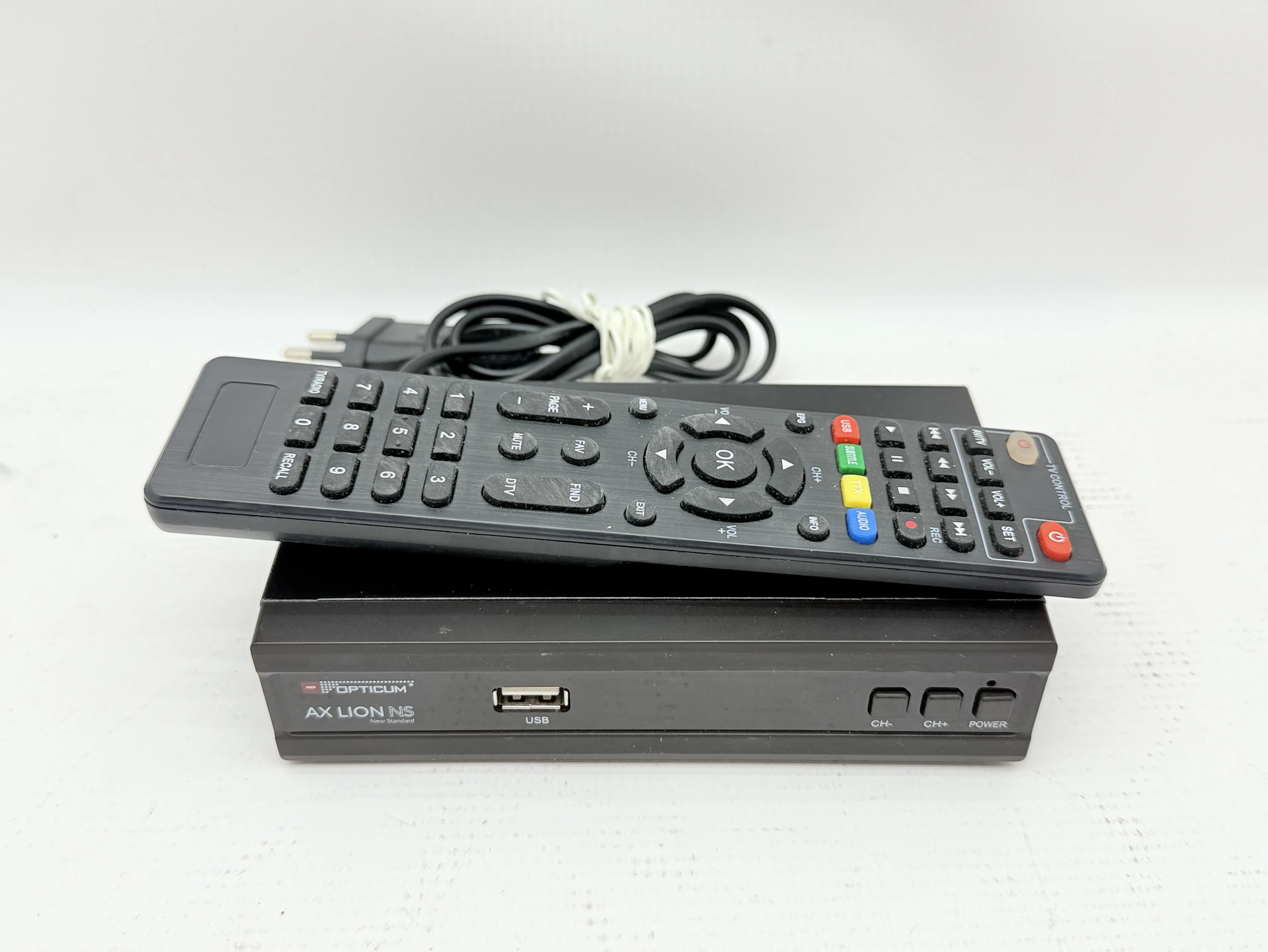 DEKODER DVB-T2 OPTICUM AX LION NS + PILOT | Tunery | Loombard.pl