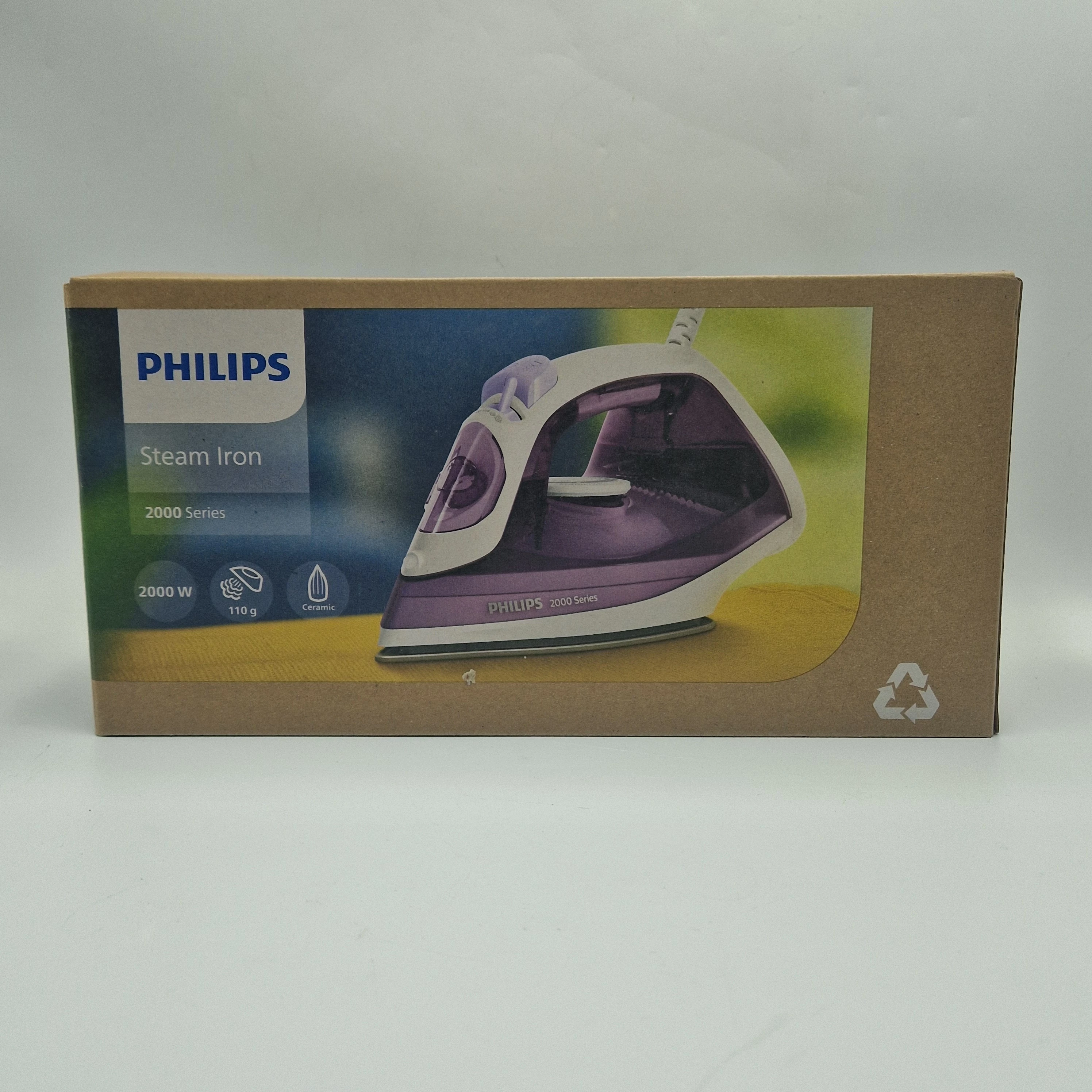 ŻELAZKO PAROWE Z PŁYTKĄ CERAMICZNĄ PHILIPS 2000 SERIES DST2020/30 2000W ...