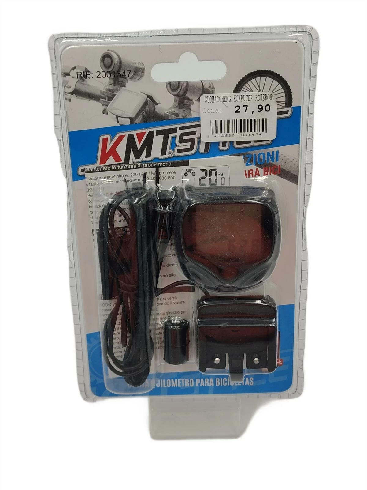 LICZNIK ROWEROWY KMT STYLE | Liczniki rowerowe | Loombard.pl