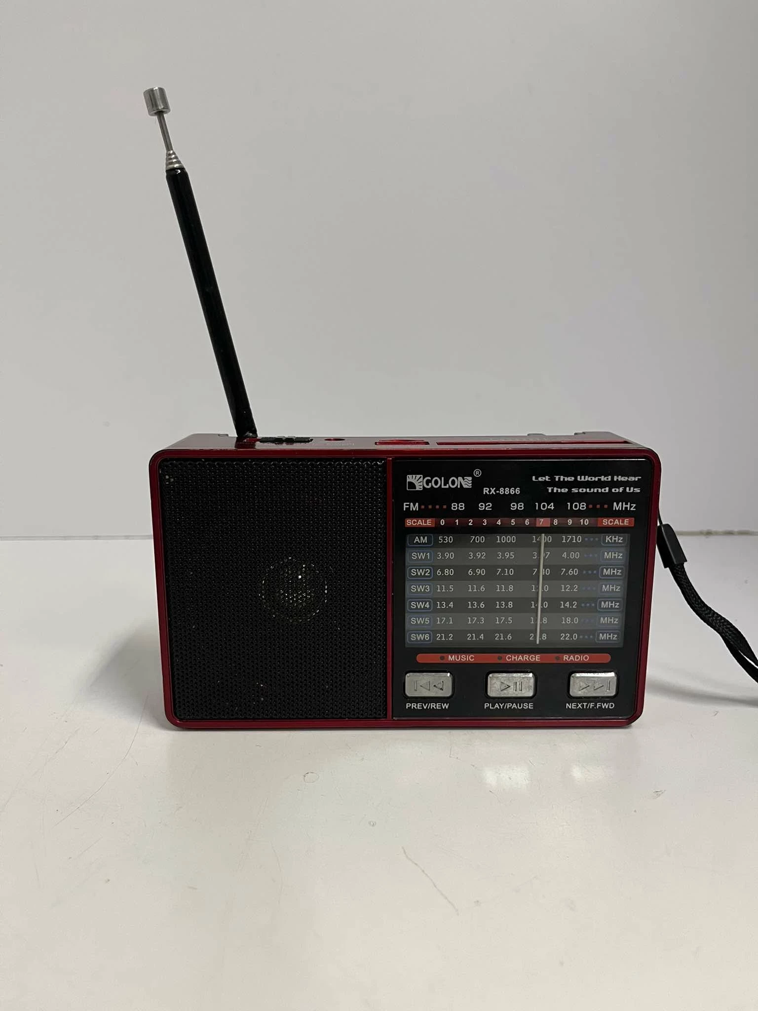 RADIO PRZENOŚNE GOLON RX-8866 | Miniradio | Loombard.pl